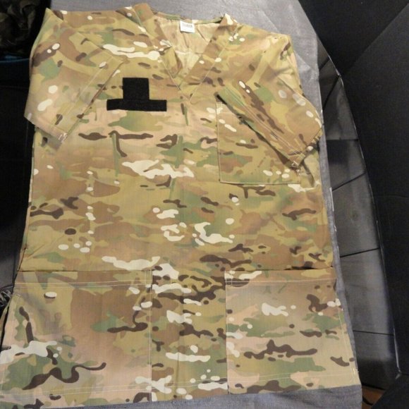 Shirts | Med New Army Usaf Multipockets Mulitcam Ocp Shamron Mills ...